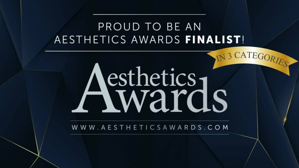 We're finalists at the Aesthetics Awards 2021 | Blog | Vie Aesthetics